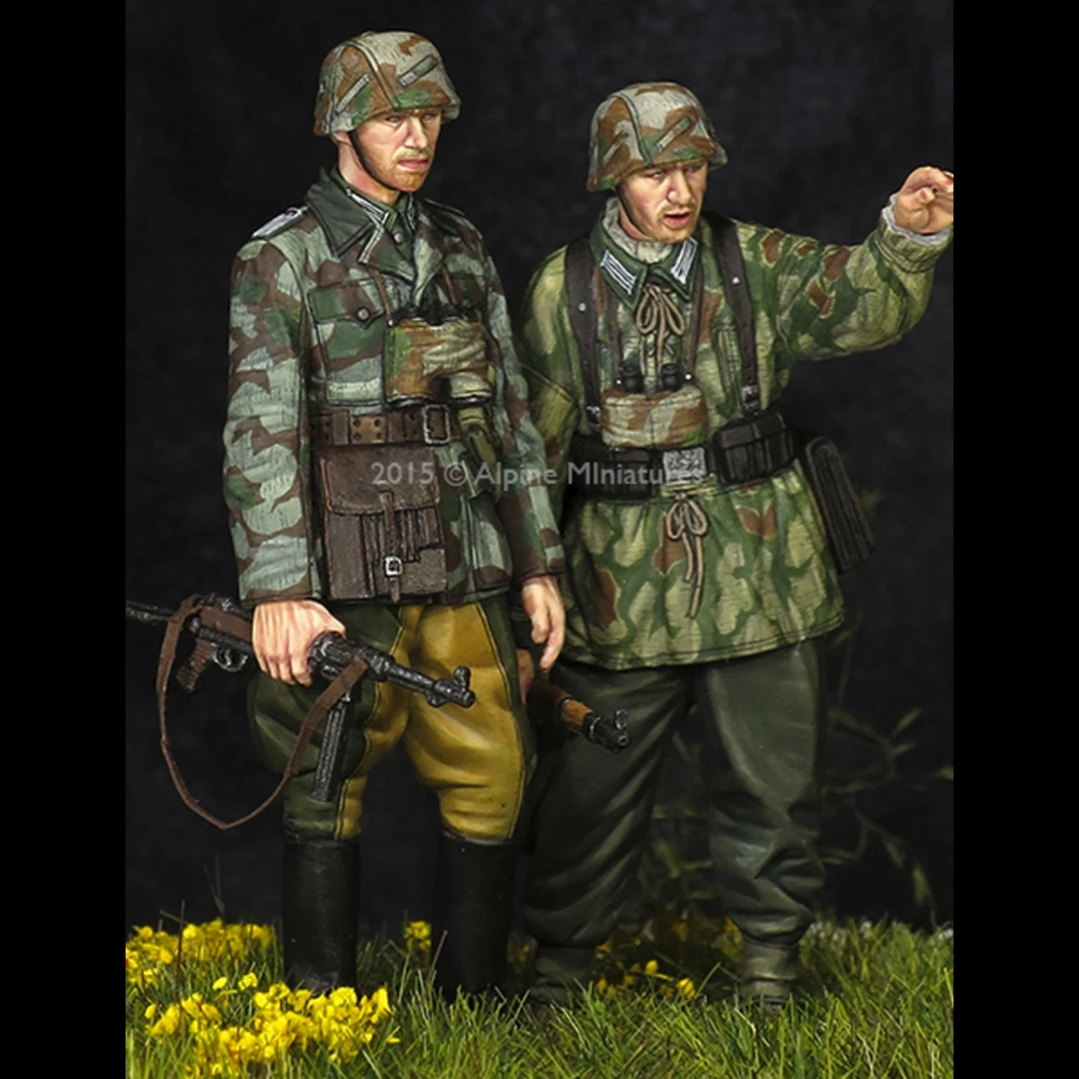 1/35 Resin figure unpainted model kit, military theme German Grenadier ...