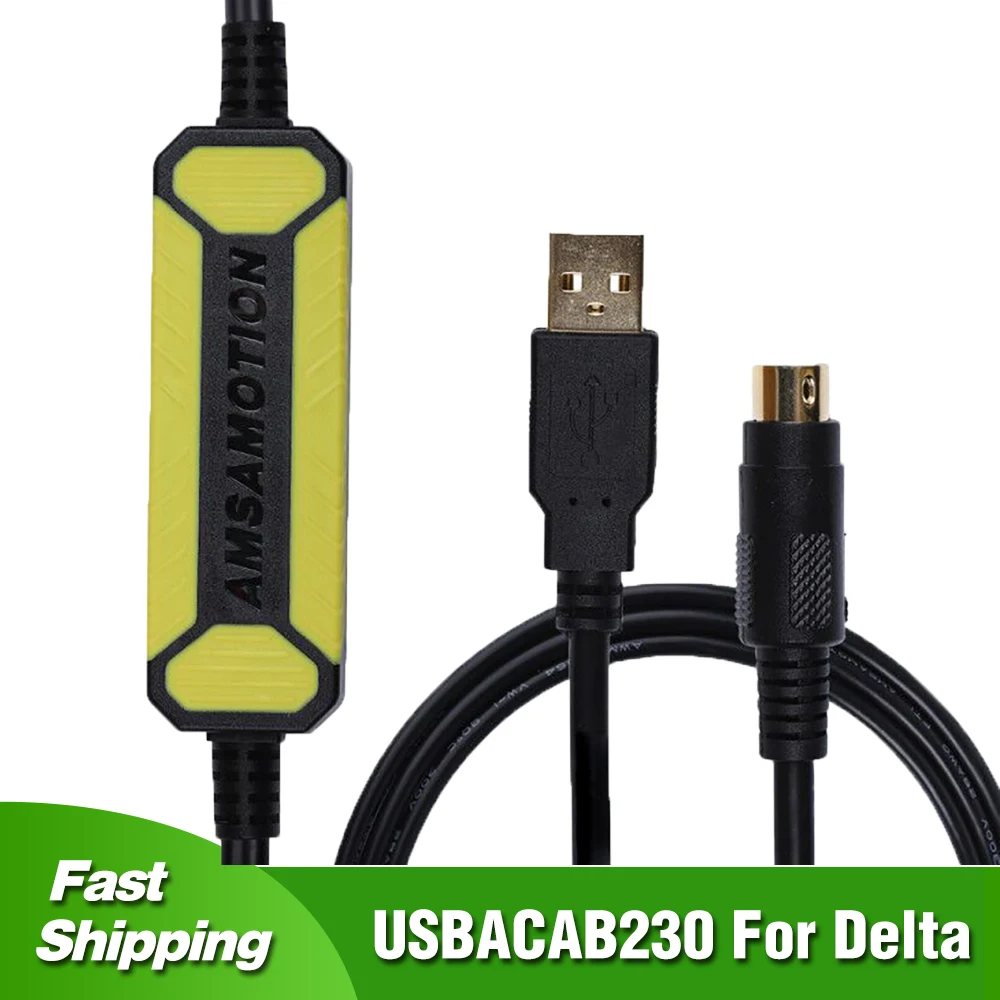 USBACAB230-Para-Delta-DVP-PLC-CLP-Cabo-De-Programa-o-USB-PARA-Adaptador ...