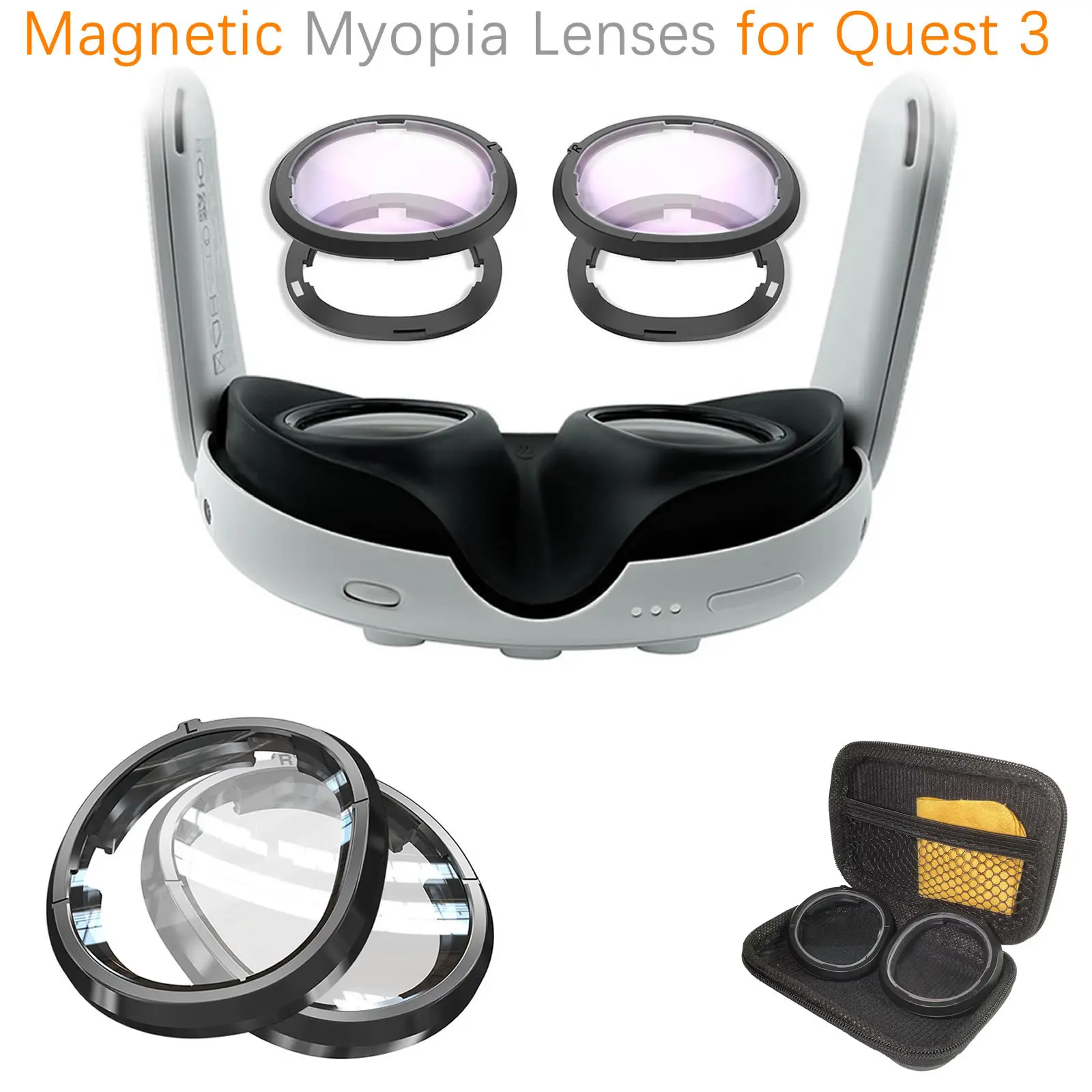 Magnetic-Eyeglass-Frame-for-Quest-3-Prescription-Lenses-Anti-Blue-Myopia-Lens-VR-Glasses-Optics ...