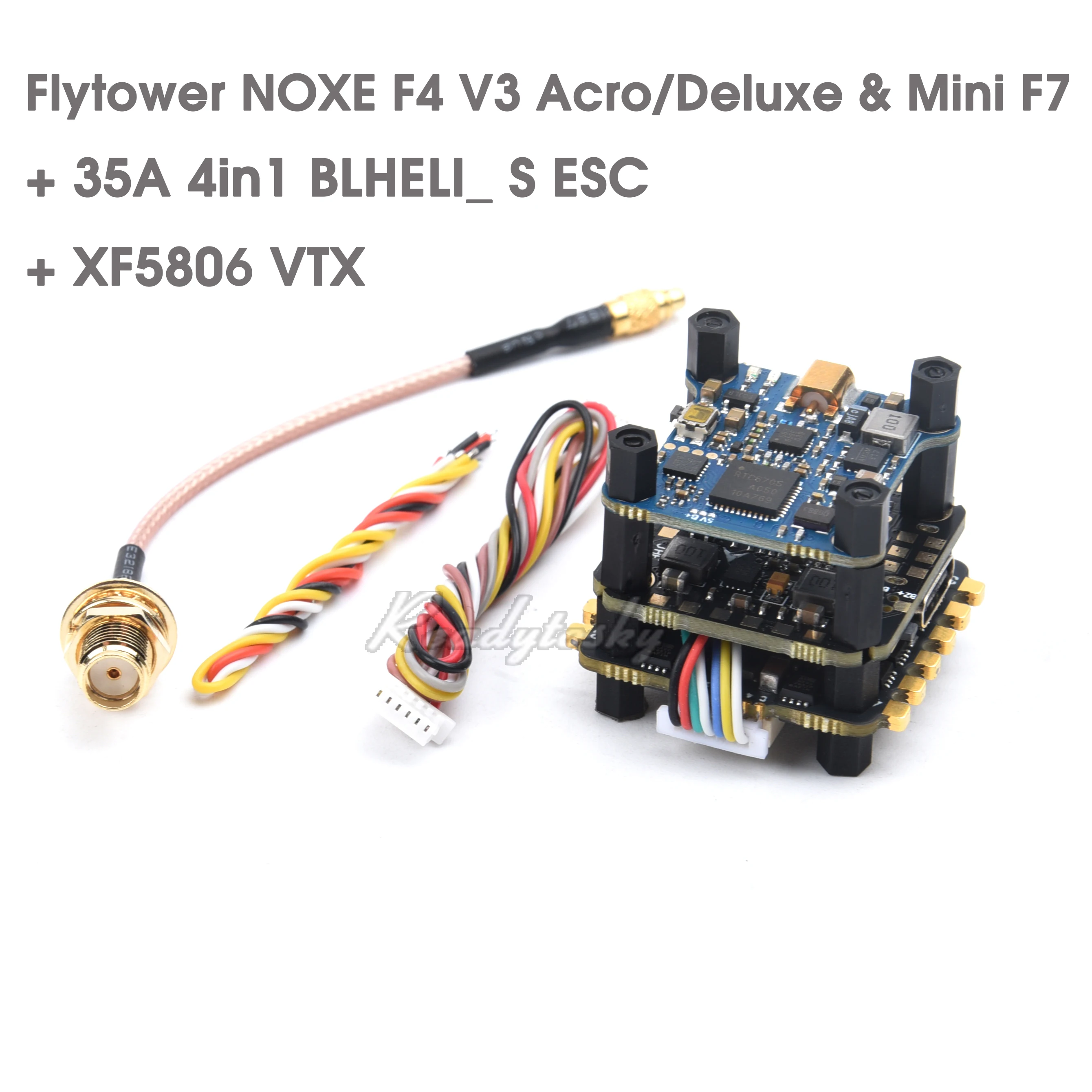 Flytower Quadro de Drone FPV Mini RC, Controle de Voo, OSD Integrado ...