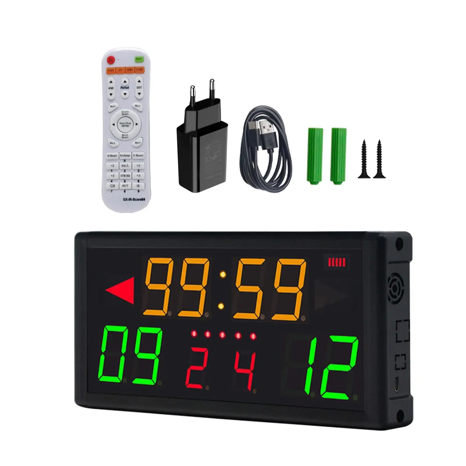 Digital Scoreboard Portable Lightweight 33ft to 49ft Control Distance ...