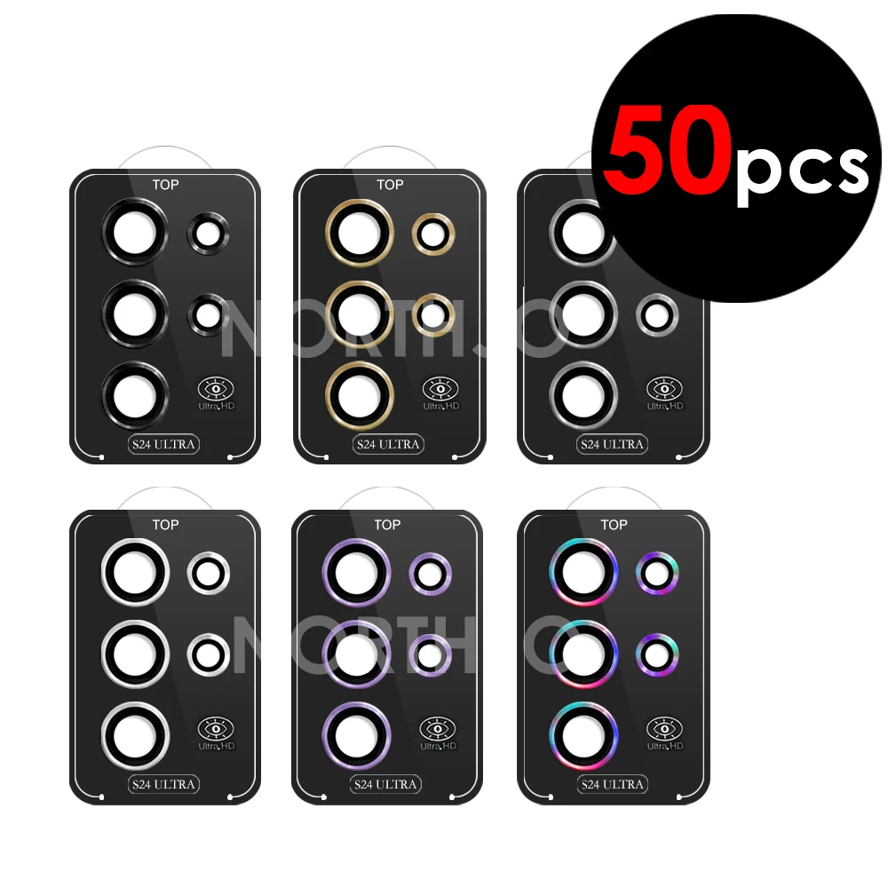 50Pcs-CD-Style-Metal-Camera-Lens-Cover-For-Samsung-Galaxy-S24-Ultra-S24 ...