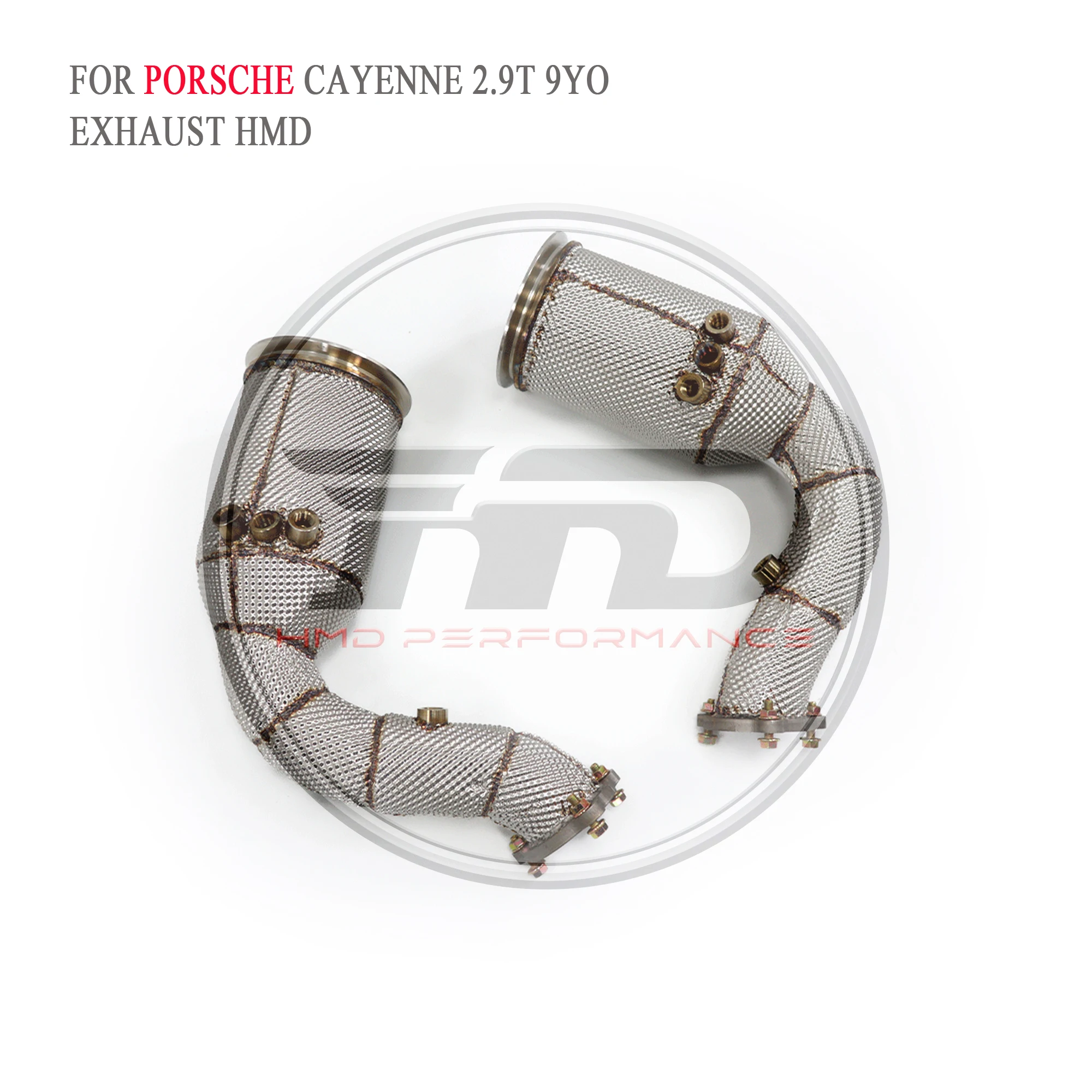 HMD-Exhaust-System-High-Flow-Performance-Downpipe-for-Porsche-Cayenne ...