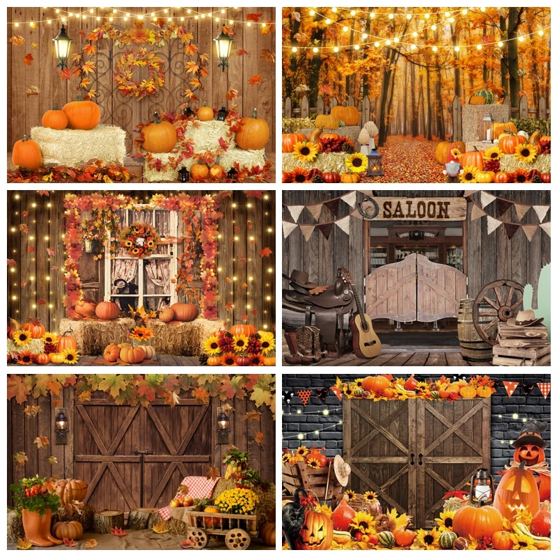 Wild-West-Cowboy-Autumn-Backdrop-Photography-Fall-Barn-Baby-Shower ...