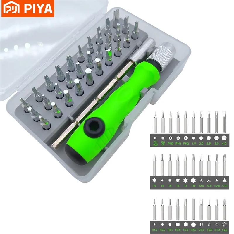 32-In-1-Small-Screwdriver-Set-Mini-Magnetic-Screwdriver-Set-Contains-30-Bits-Precision-Repair ...