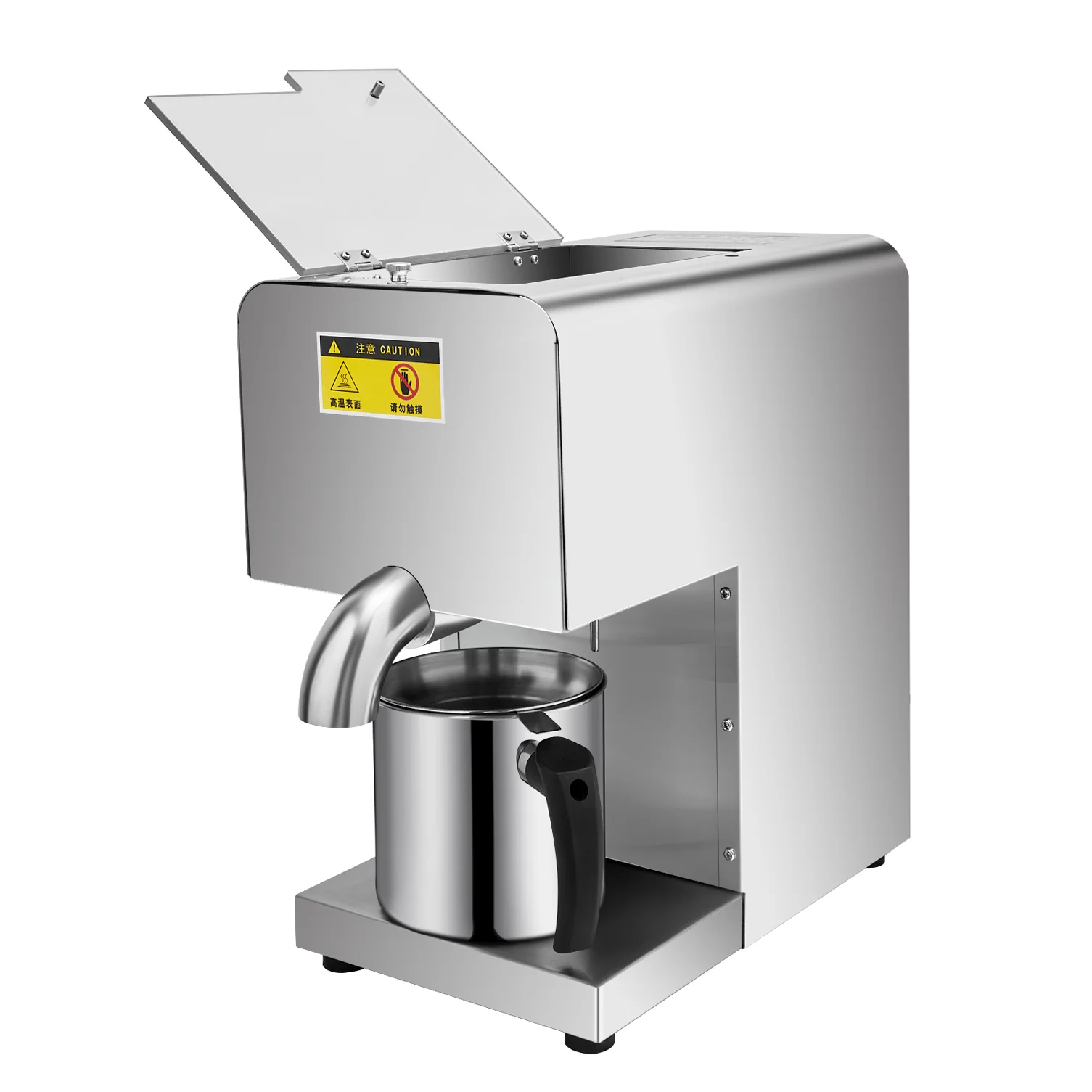 Stainless Steel Home Oil Press 600W High Efficiency Automatic Oil ...