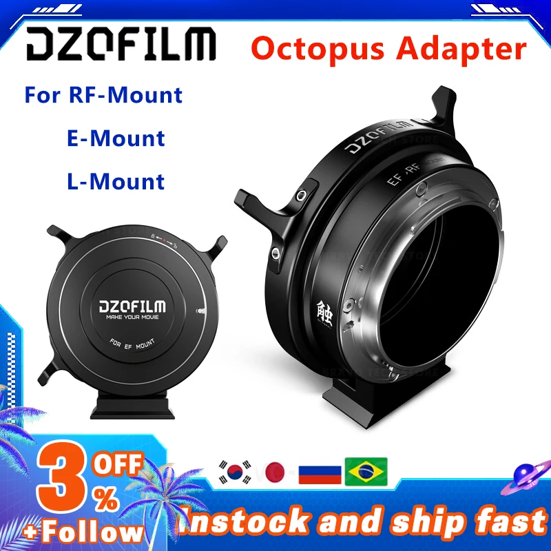 DZOFilm-Octopus-Adapter-for-EF-Mount-Lens-to-L-Mount-RF-Mount-L-Mount ...