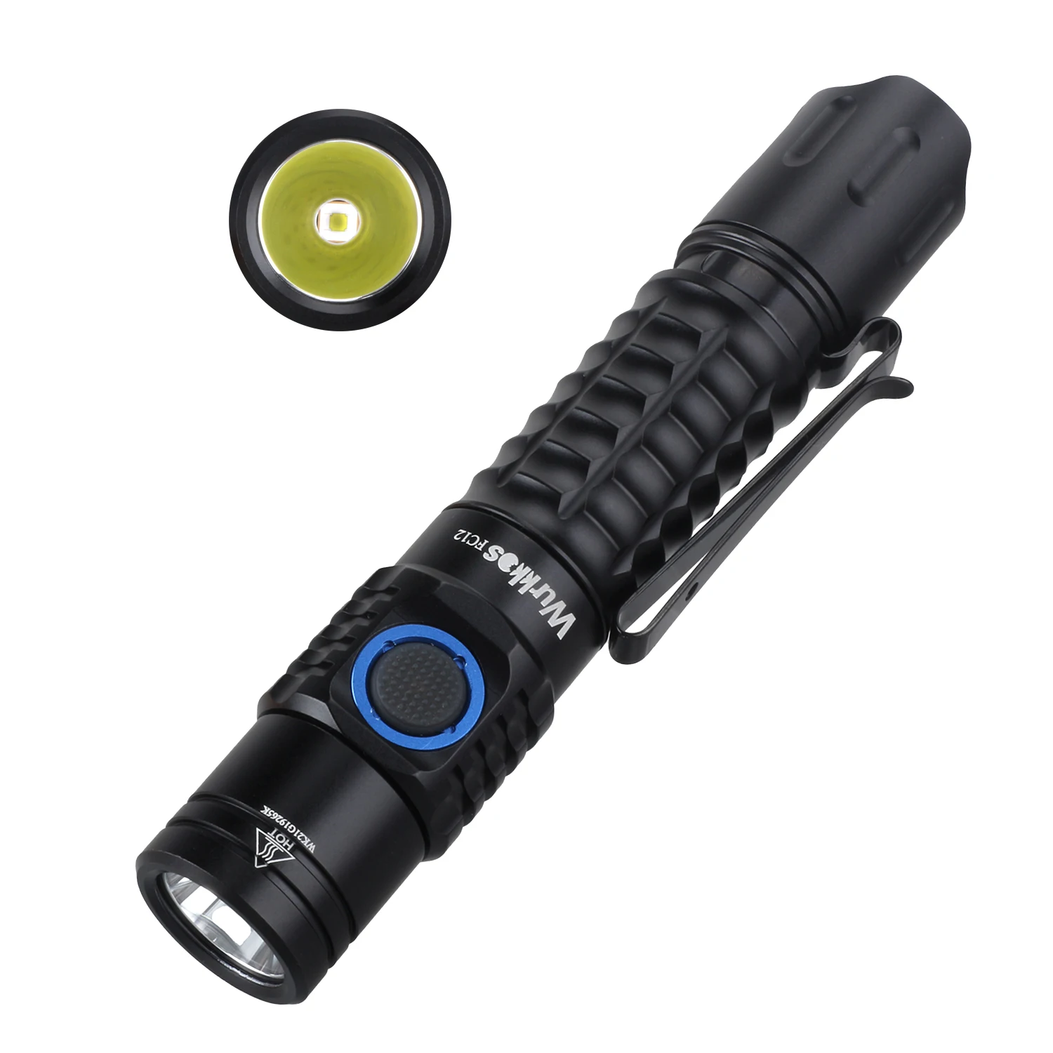 Wurkkos-FC12-Rechargeable-Torches-Tactical-Flashlights-LED-18650-SFT40 ...