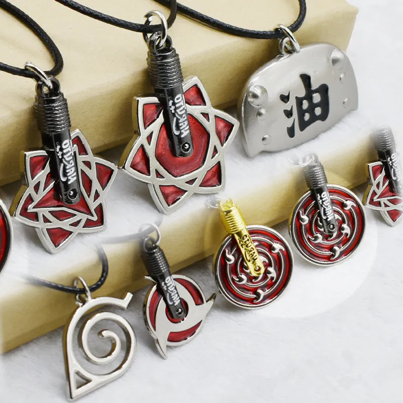 Collar-de-Anime-Konoha-Akatsuki-Sharingan-Jiraiya-colgante-Uzumaki ...