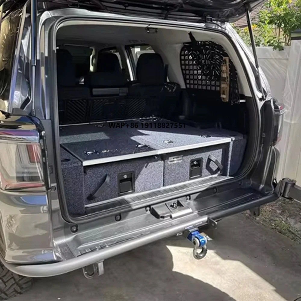 4WD Off-road SUV Cargo Organizer Double Drawers Left Top Slide Storage ...