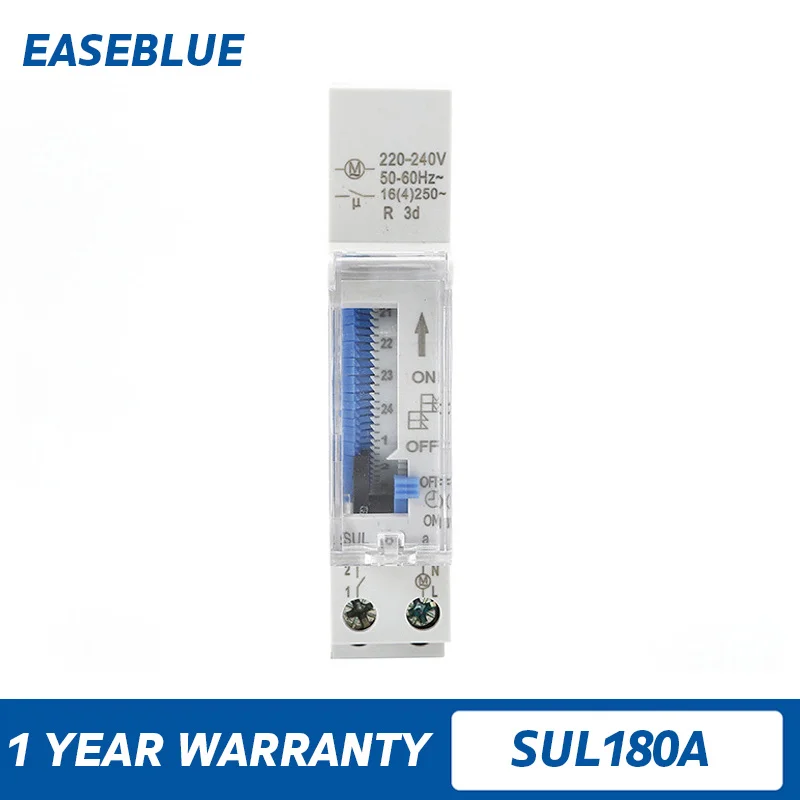 SUL180A Timer Switch 24 Hours Relay Analogues Electrical Programmable ...