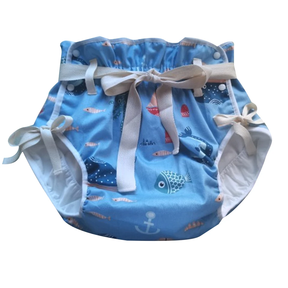2022 Blue Fish Training Pants DDLG Adult Baby Underwear Warterproof ...