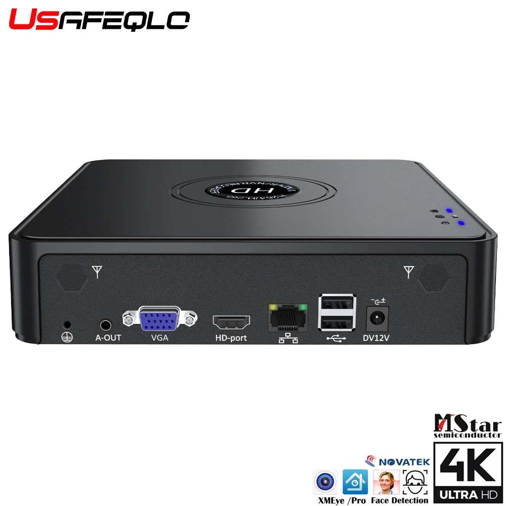 H.265 CCTV NVR 8CH 9CH 16CH 32CH 2MP 5MP 4K IP 카메라 지원 인간의 얼굴 감지 비디오 DVR ...