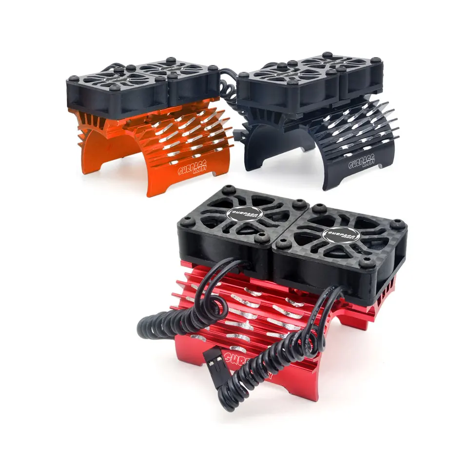 Rc Cooling Fan RC Motor Cooling Fan For 1/8 Scale Cars - 40mm Dual ...