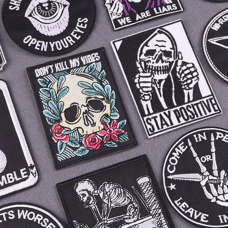 Embroidery-Patch-Funny-Slogan-Patches-For-Clothing-thermoadhesive ...