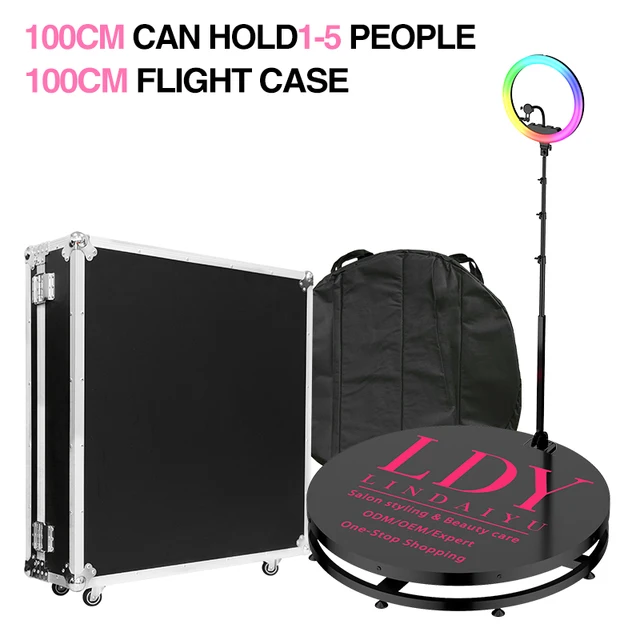 DHL 360 Photo Booth Automatic Spinning Camera Selfie 4 People 68-115cm ...