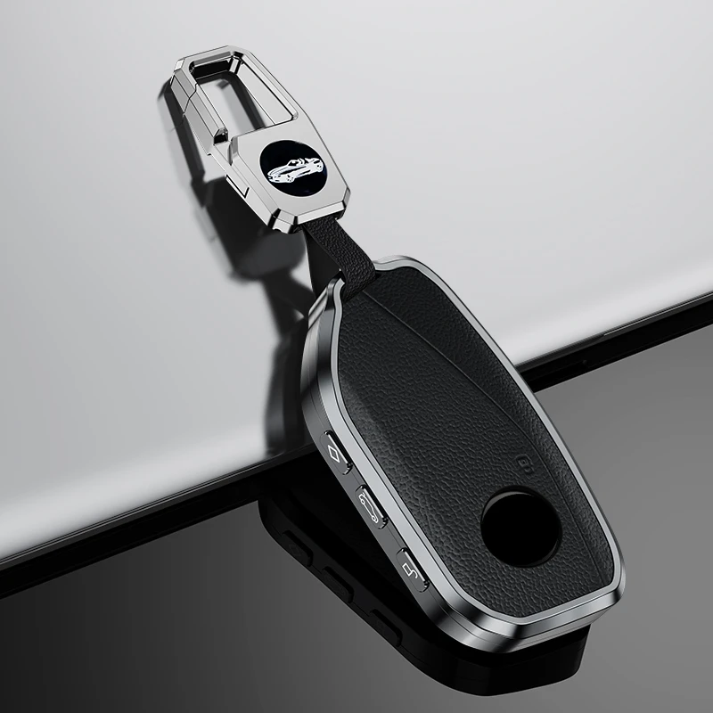 Car-Aluminum-Alloy-Key-Case-Holder-For-BMW-Energy-Ix-XM-I7-X7-7-Series ...