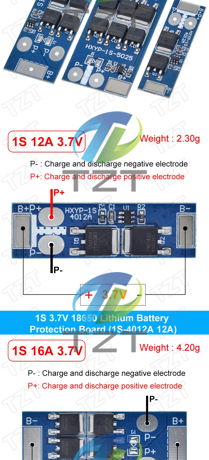 Защитная плата BMS 1S 12A 16A 24a 3,7 в LiFePO4 для литиевых батарей ...