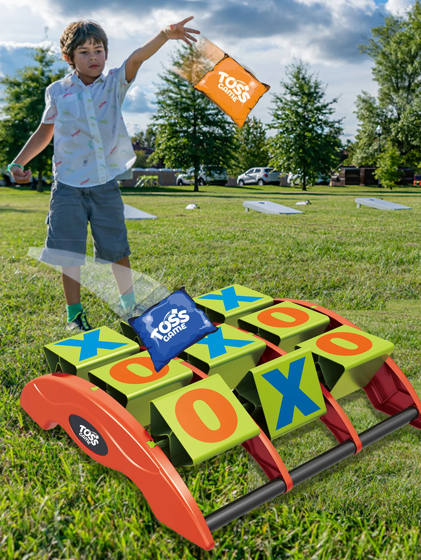 Nine-square-grid-sandbag-throwing-game-set-toy-3-3-sandbag-bean-bag ...