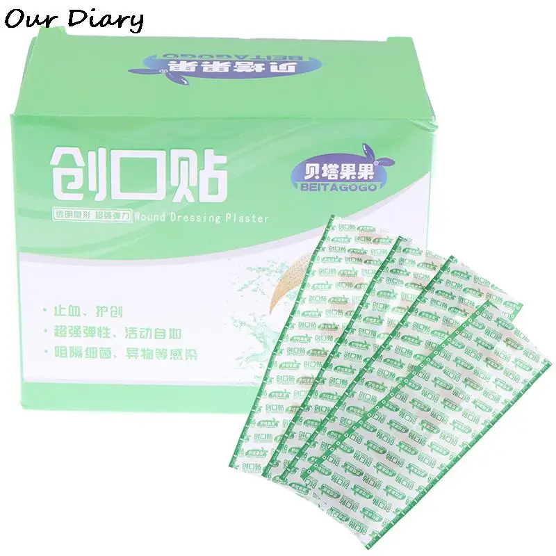 50pcs/100pcs/160pcs Waterproof Band-Aid Transparent Sterile Wound ...