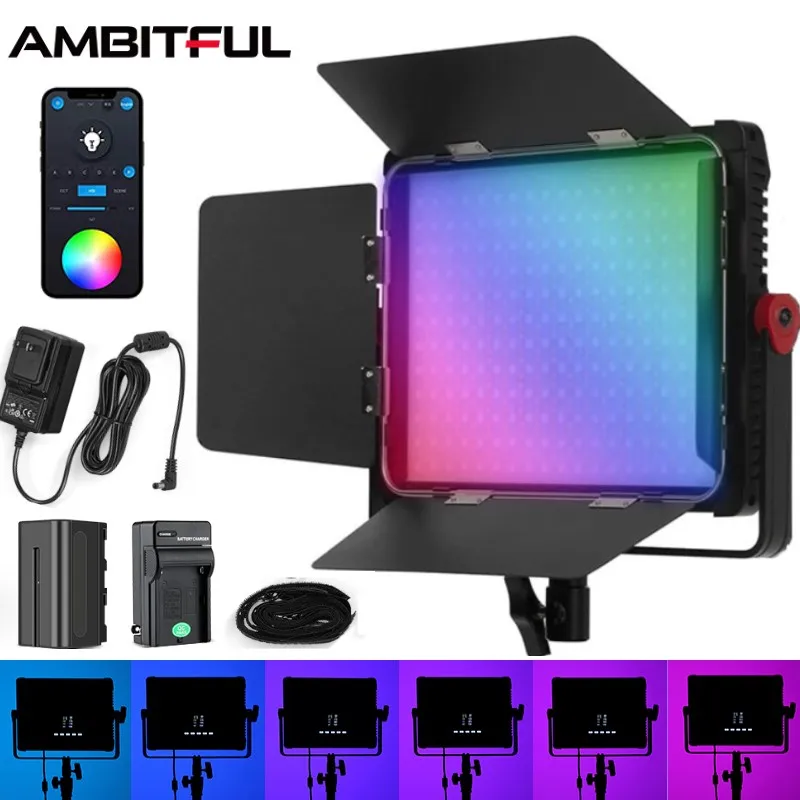 Ambitful-30W-P35R-RGB-Full-Color-Fill-Light-2800-6800K-LED-Video-Light ...