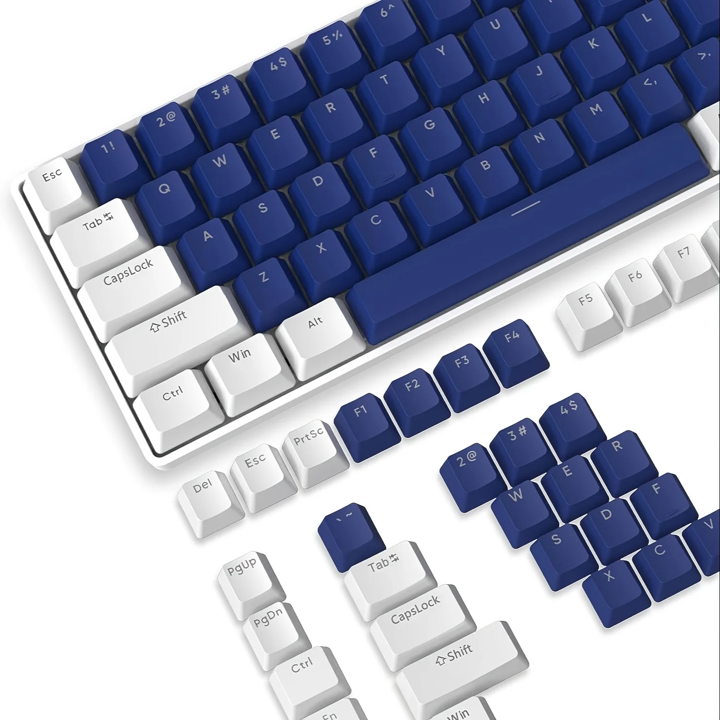 ATTACK-SHARK-ABS-Keycaps-104-Keys-OEM-Profile-Double-Shot-Keycap-Set ...
