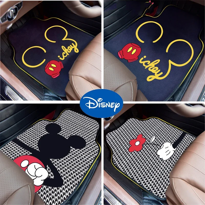 Disney-Mickey-Car-Floor-Mat-Anime-General-Car-Foot-Pad-Protective-Pad ...