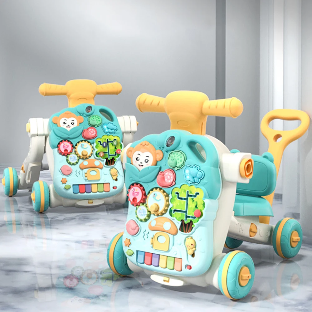 AnGku-Versatile-5-in-1-Design-Baby-Walker-Portable-Toddler-Trolley-with ...