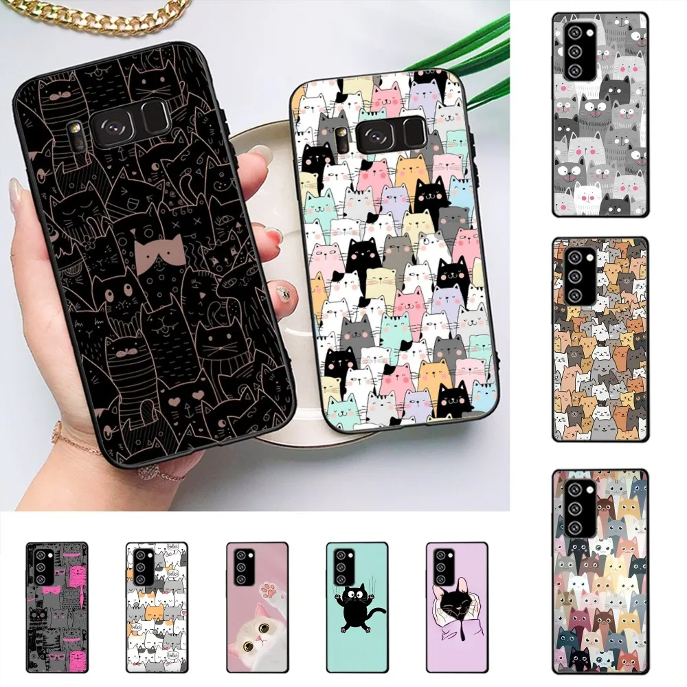 Cartoon-Cat-Meow-Phone-Case-For-Samsung-J-7-plus-7core-J7-neo-J6-plus ...