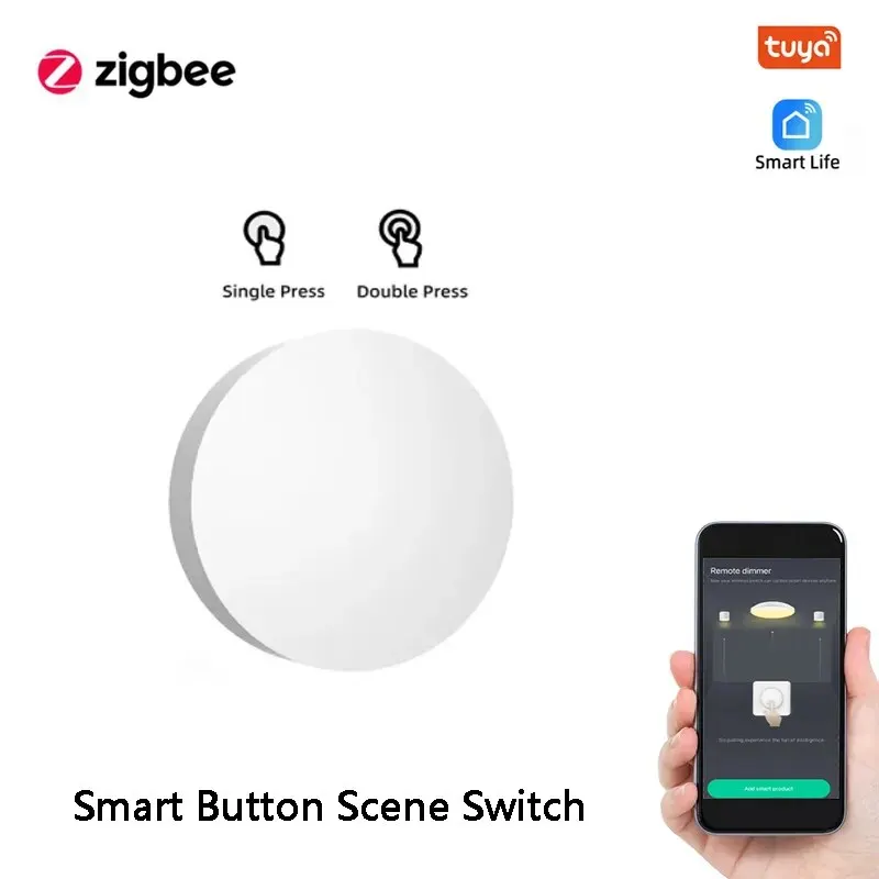 Tuya-ZigBee-Smart-Push-Button-Scene-Switch-Wireless-Remote-Control-on-Off-Key-Controller-Multi ...