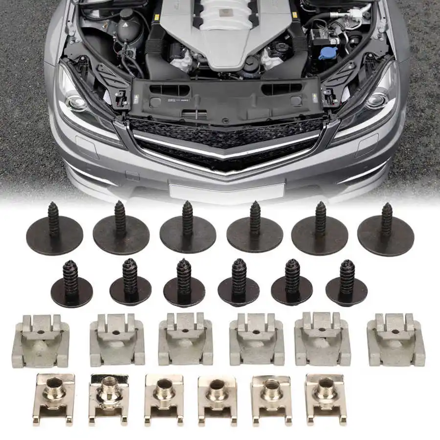 24pcs-Engine-Undertray-Fasteners-Clips-Screw-MC3003-Replacement-for ...