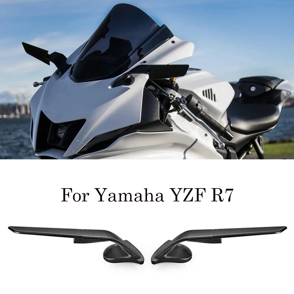 For-Yamaha-YZFR7-Motorcycle-Mirrors-2021-2022-Stealth-Mirrors-Sports ...