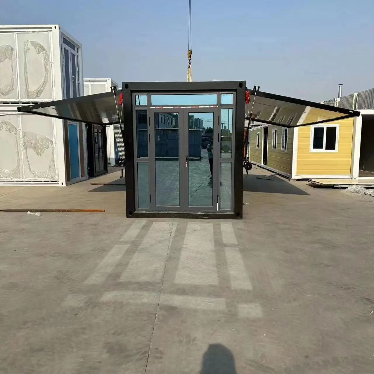 Contenedor-plegable-expandible-hecho-en-china-casa-lista-para-mover-est ...