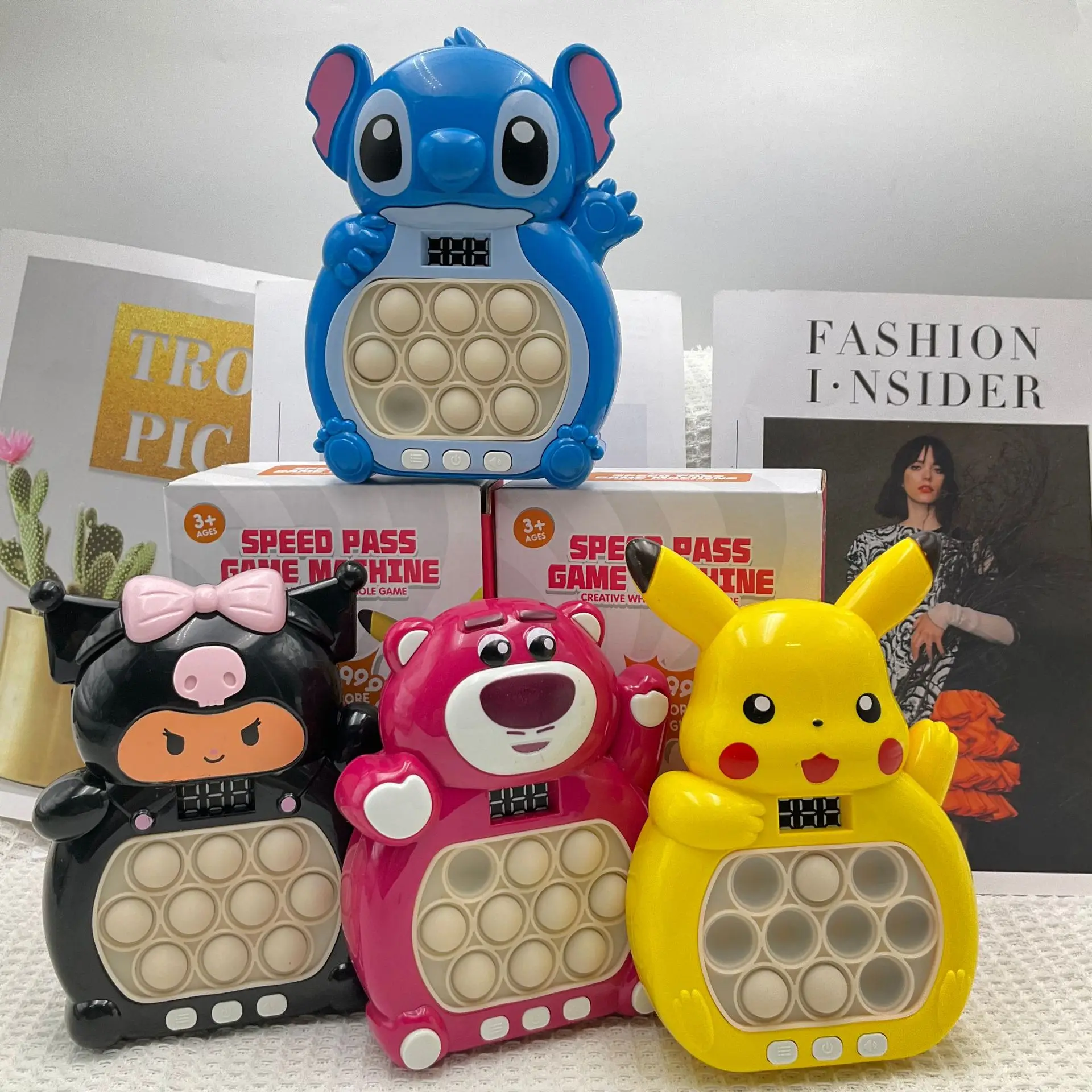 New-Kuromi-Quick-Push-Game-Pop-up-Fidget-Bubble-Electronic-Pop-it-Pro ...