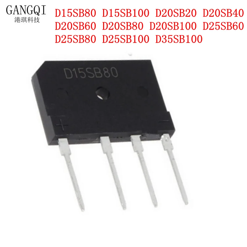 5PCS-D15SB80-D15SB100-D20SB20-D20SB40-D20SB60-D20SB80-D20SB100-D25SB60 ...