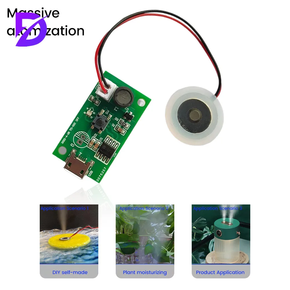 Ultrasonic-Atomization-Maker-20mm-113KHz-Mist-Atomizer-DIY-Humidifier ...