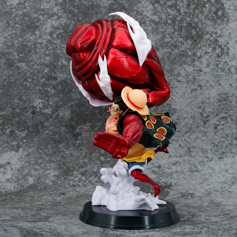30cm Anime Monkey D Luffy GK Super Giant Ape King Gun Fourt