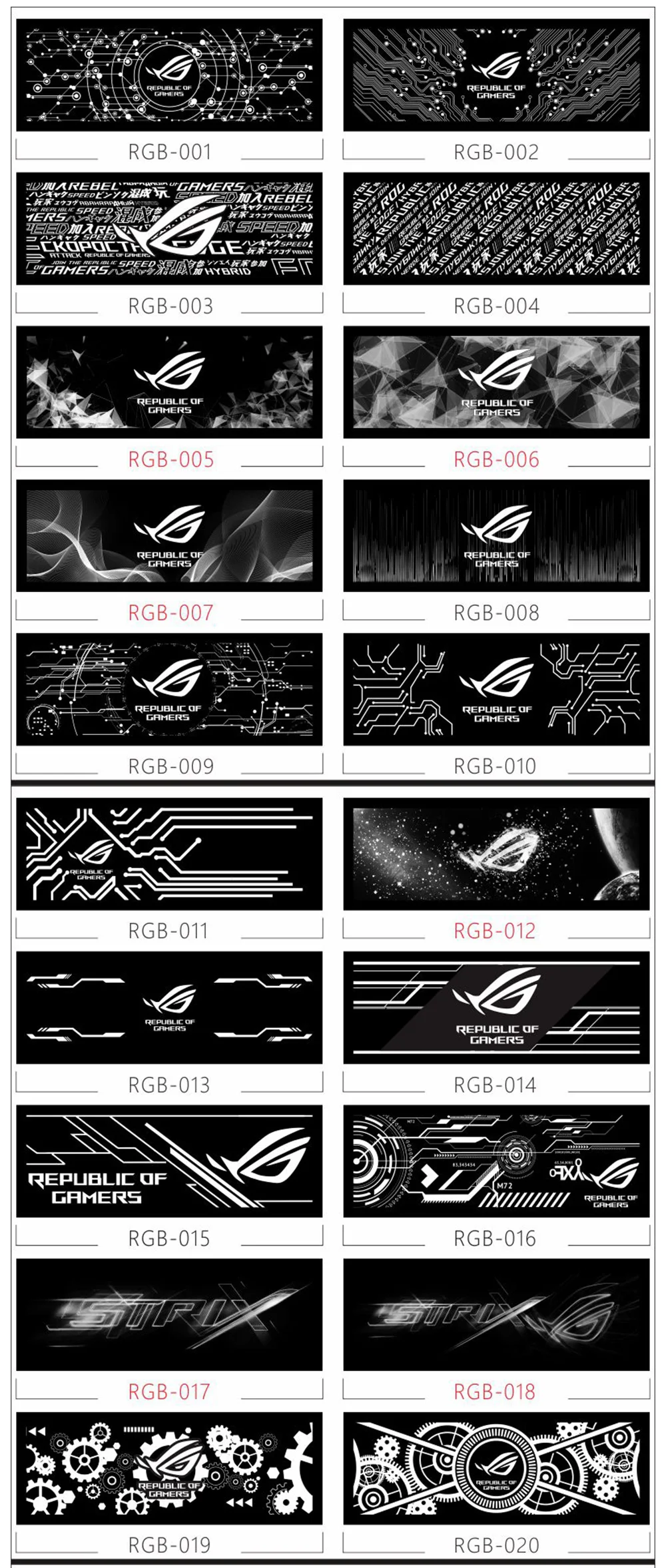 Customize PC Case RGB Lighting Panel ARGB MOD VGA Backplate Cabinet PSU ...