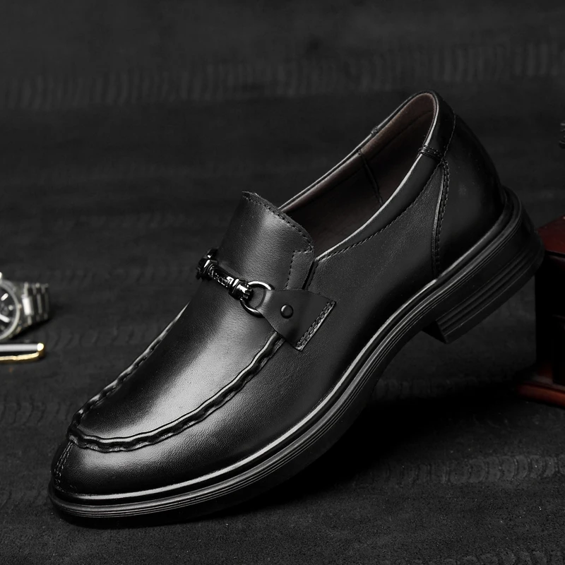 High-Quality-Brand-Men-s-Genuine-Leather-Shoes-Office-Business-Dress ...