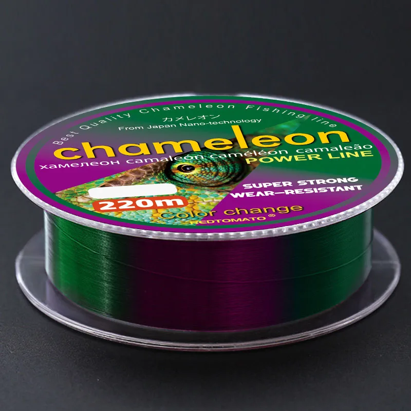 220m-Chameleon-Fishing-Line-Monofilament-Color-Changing-Fluorocarbon ...