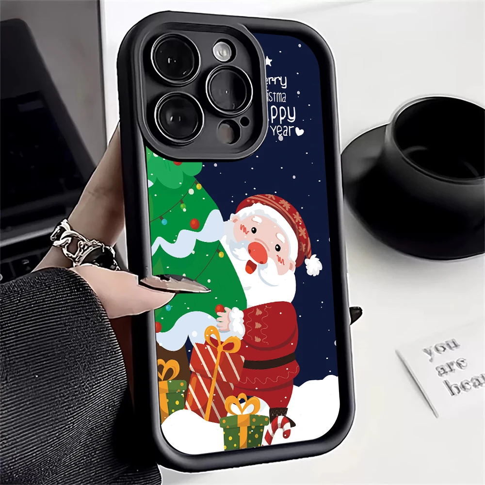 Christmas-Santa-Claus-Snowman-Phone-Case-For-Infinix-Note-40-Pro-Plus ...