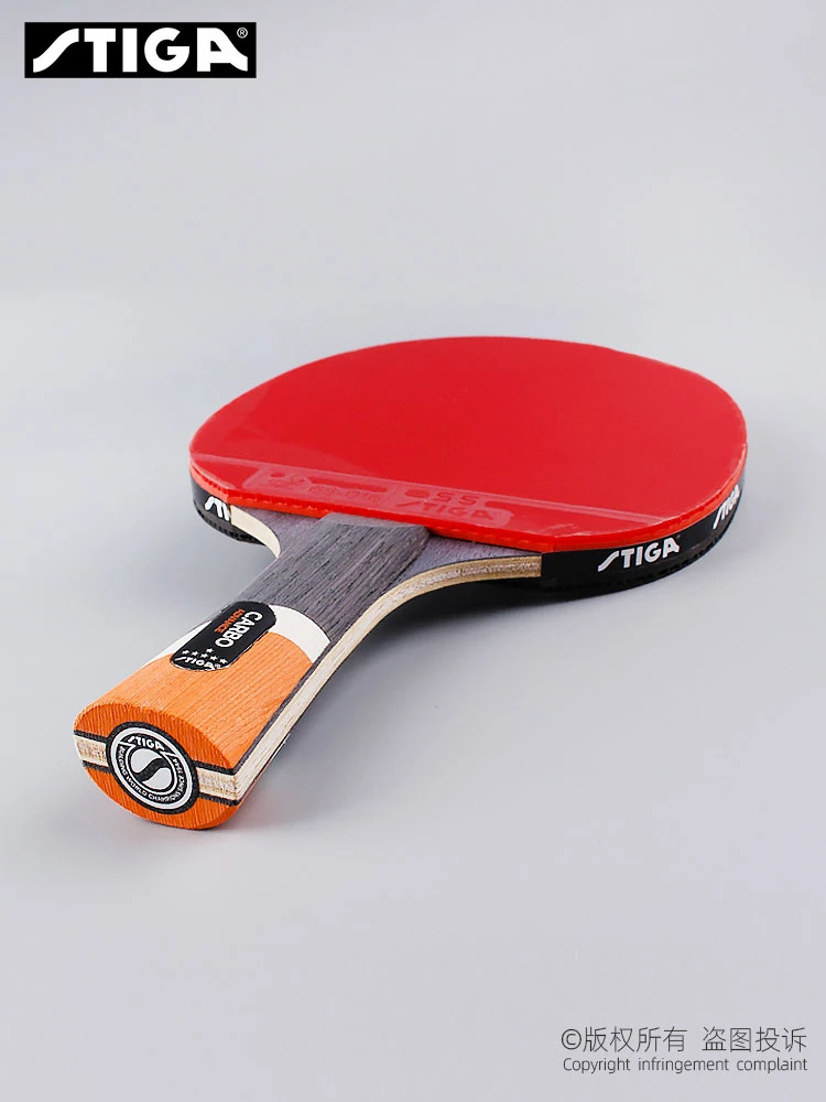 Stiga 6 Star Table Tennis Racket Pro Ping-pong Paddle Pimples In For ...