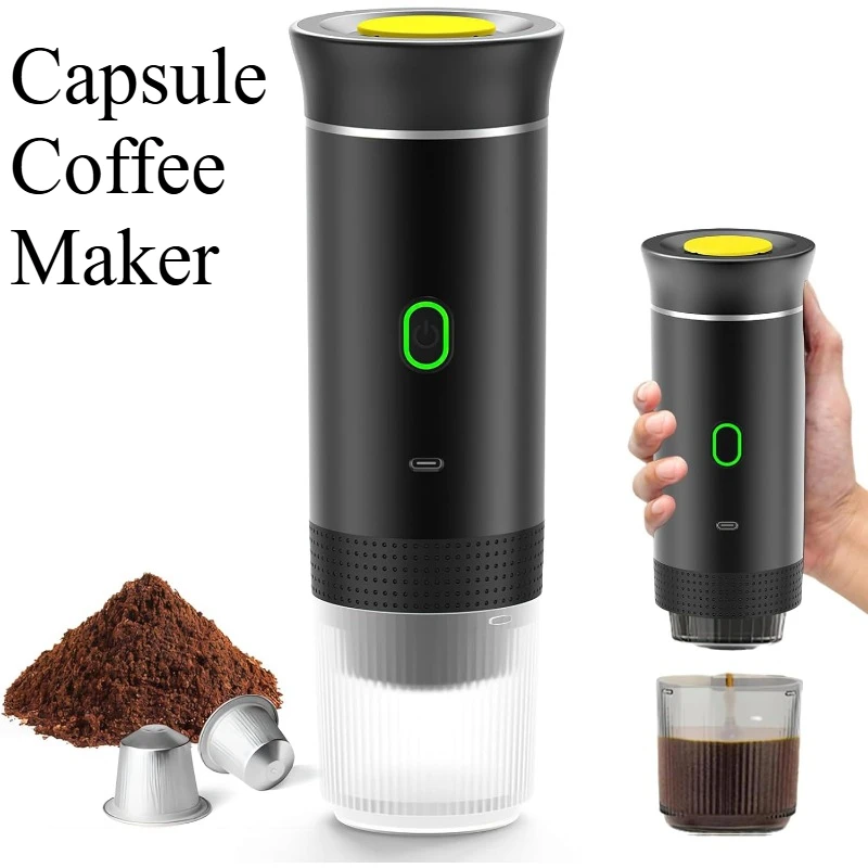 Portable Espresso Machine 3 in 1 Mini Electric Espresso Machine Self ...