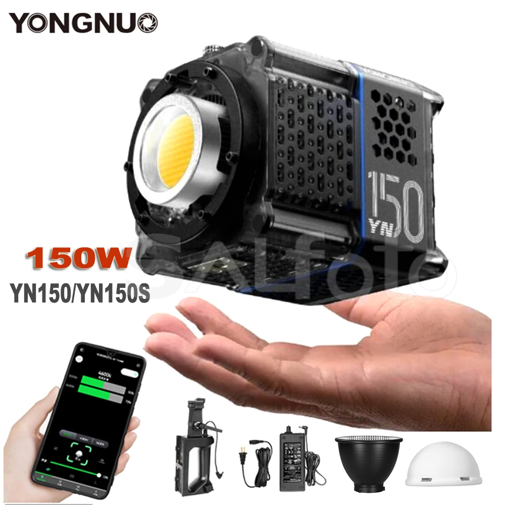 Yongnuo-YN150-YN150Li-YN150S-150W-2700-6500K-5600K-Portable-Handheld-Led-Video-Light-COB-Lamp ...