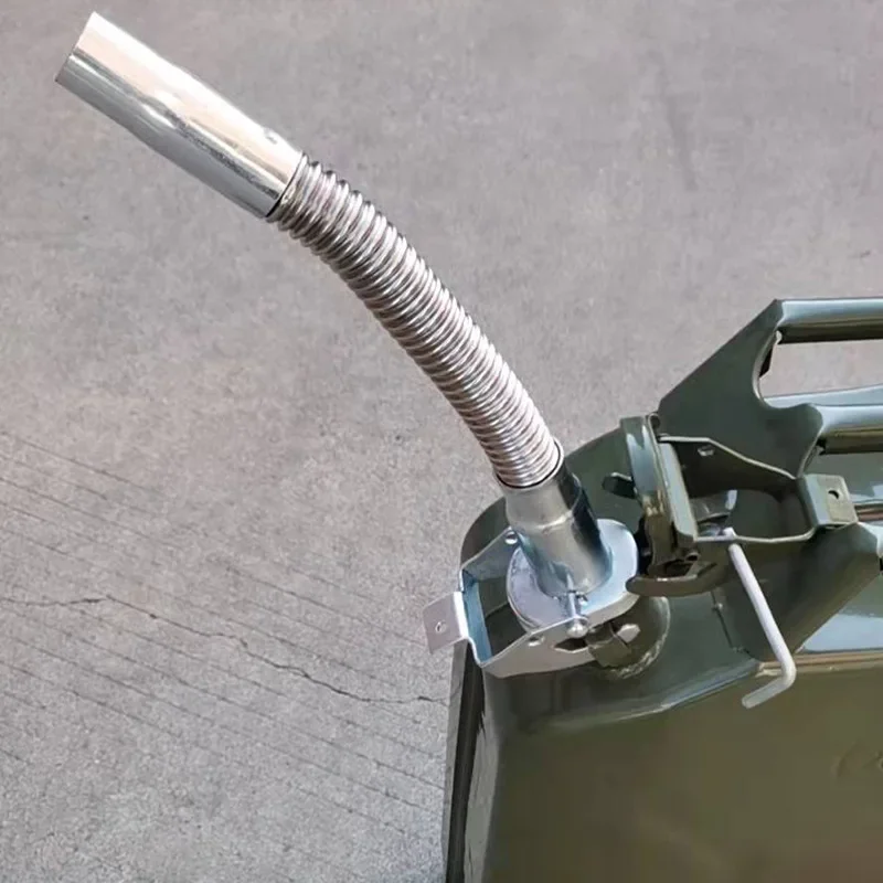 Flexible-Metal-Pouring-Can-Spout-W-Gas-Fuel-Nozzel-for-Gerry-Jerry-Can ...