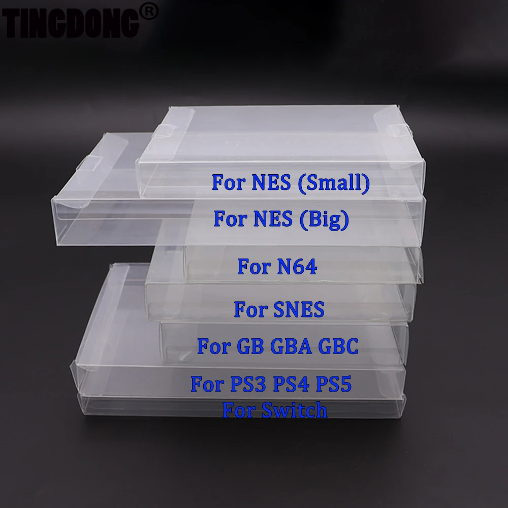 1PCS-Clear-Transparent-Game-Cartridge-Box-Case-CIB-Games-Plastic-PET ...