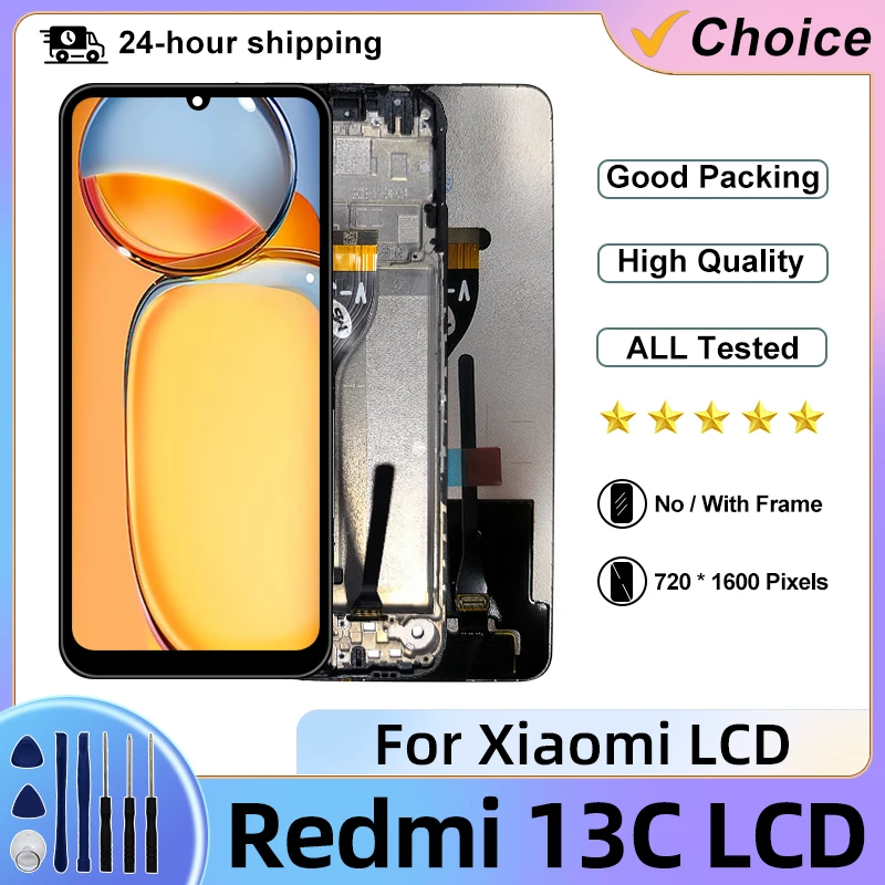 All-Texted-For-Xiaomi-Redmi-13C-LCD-Display-Touch-Screen-Digitizer-For ...