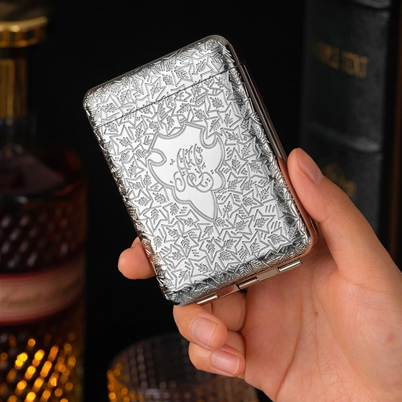 Luxury-Vintage-Engraved-Cigarette-Case-For-Slim-and-Sormal-Size ...