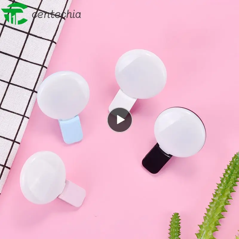 Mini-Selfie-Ring-Light-LED-Flash-Phone-Lens-Light-USB-Rechargeable-Clip ...