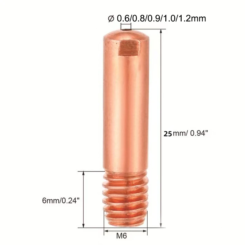 15/30pcs MB-15AK Torch Welding Consumables 180A MIG Torch Gas Nozzle ...